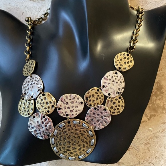 Ruby Rd. | Jewelry | Ruby Rd 2 Tone Disc Necklace | Poshmark
